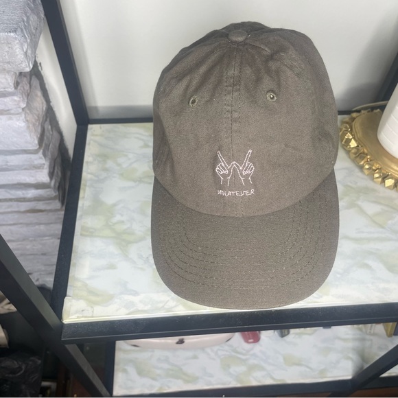 Accessories | Minimalist Embroidered Whatever Hand Gesture Trendy Dad ...